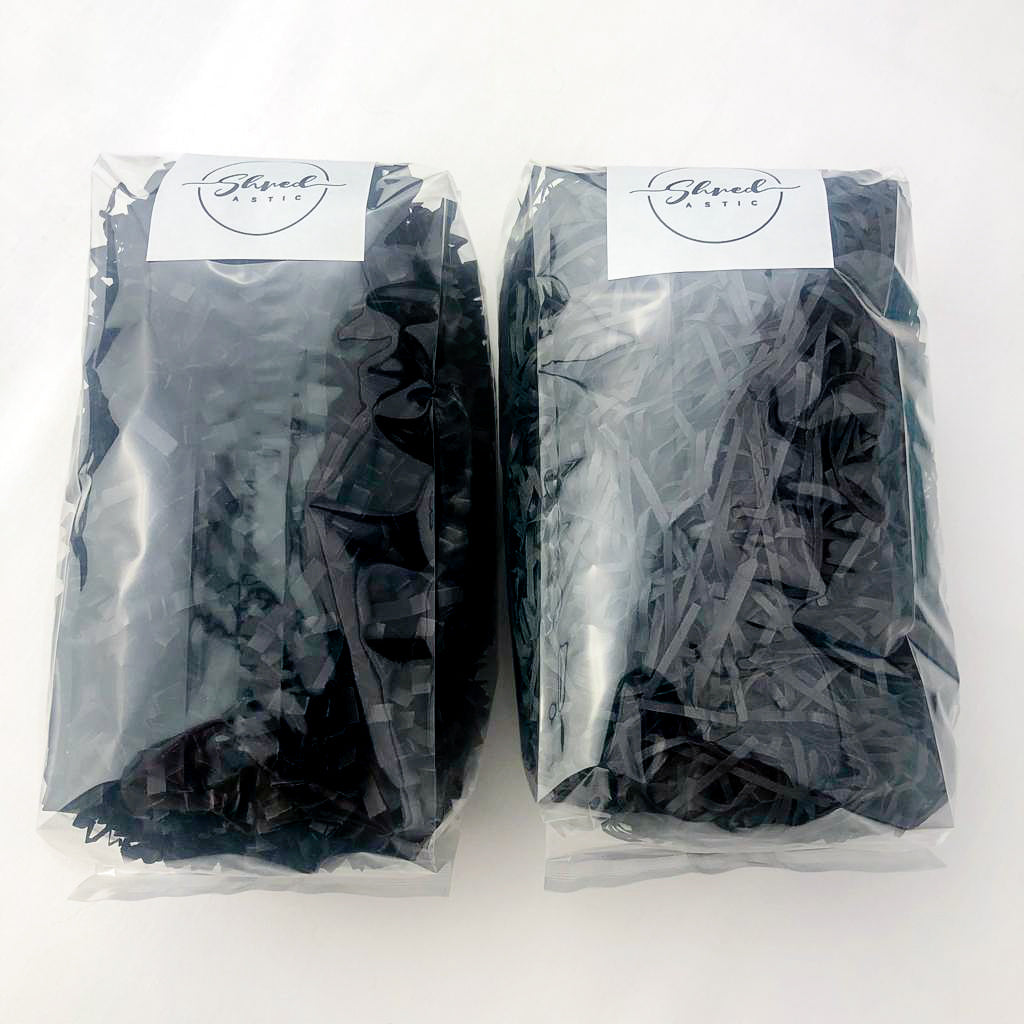 ShredAstic®️ Black ZigZag Crinkle Paper